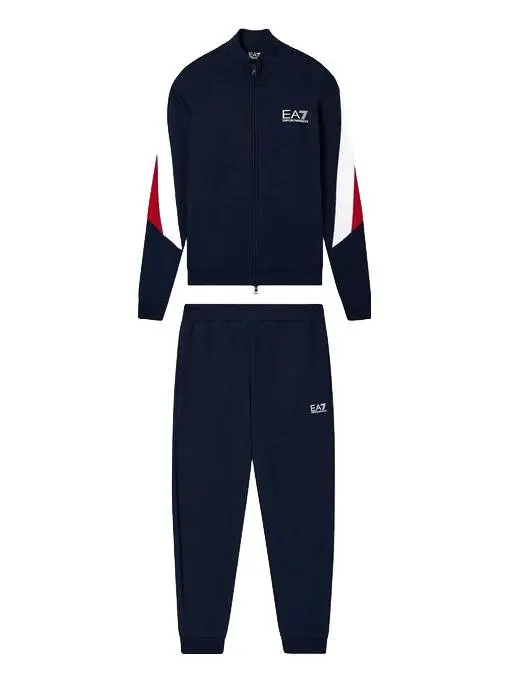 Emporio Armani Summer Block Pure Cotton Tracksuit - Navy