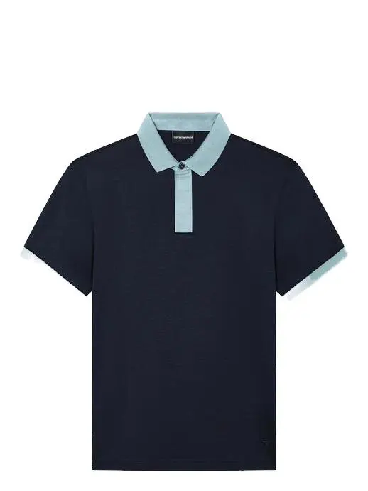 Emporio Armani Polo Shirts - Navy