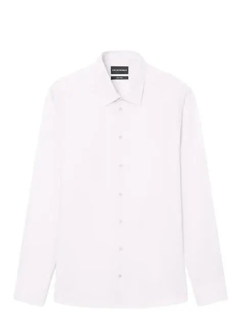 Emporio Armani Classic Shirts - Natural