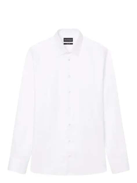 Emporio Armani Classic Shirts - White