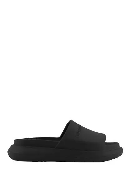 Emporio Armani Monobloc Logo Sandals - Black