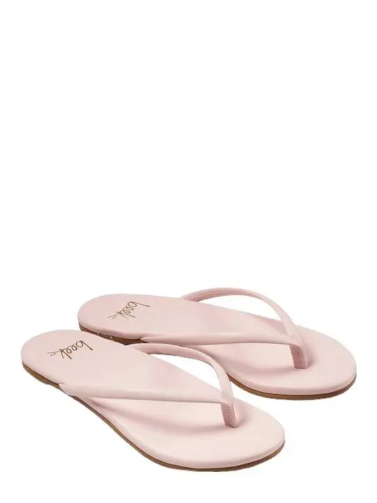 Beek Sunbeam Leather Flip-flop Sandals - Natural