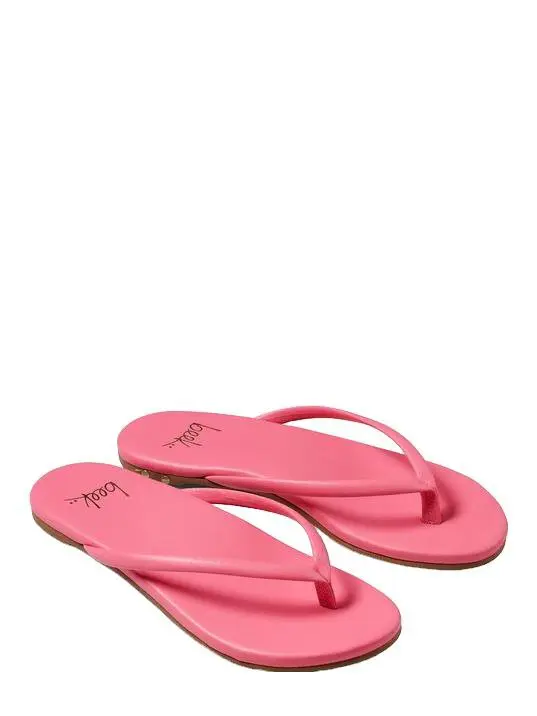 Beek Sunbeam Leather Flip-flop Sandals - Natural