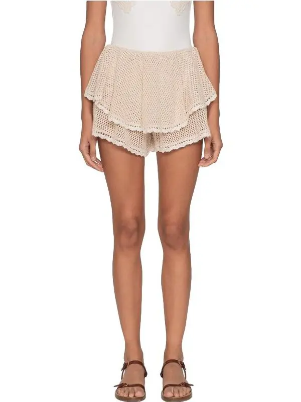 Sea Madelyn Crochet Skort - White