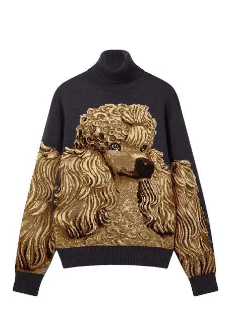 Stella McCartney Jeff Koons Poodle Jumper - Gray