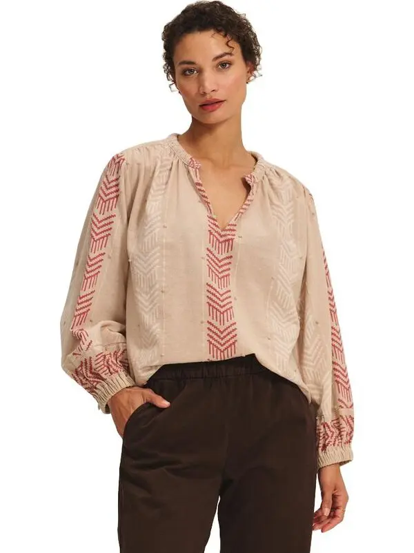 Velvet By Graham & Spencer Effie Top - Neutral
