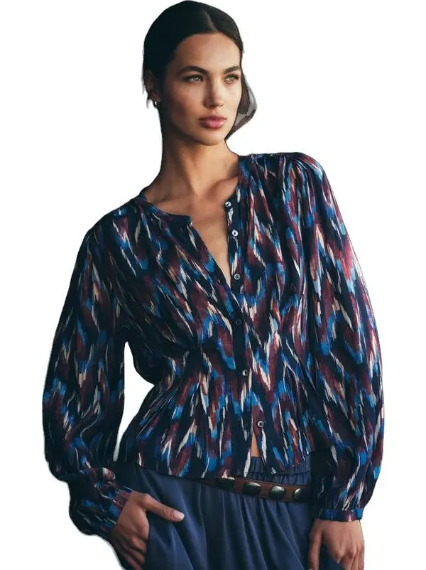 Velvet By Graham & Spencer Estella Blouse - Stripe