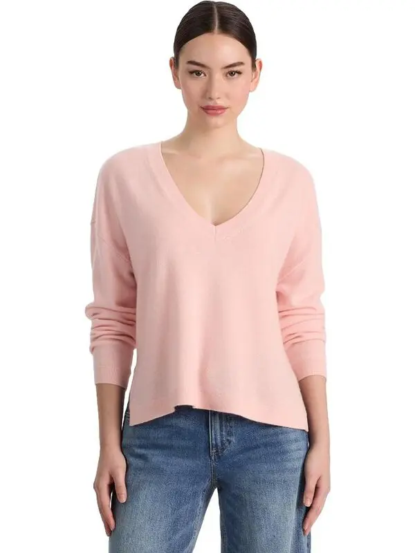 Alice + Olivia Williams Cashmere Pullover - Neutral