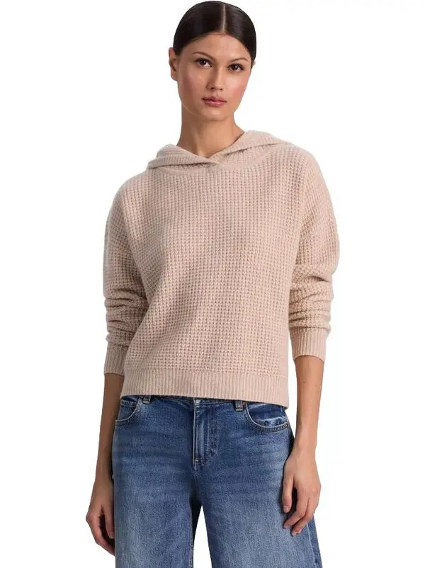 Alice + Olivia Emmanuelle Cashmere Hoodie - Neutral
