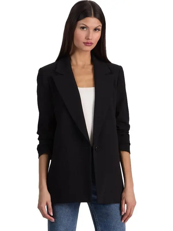 Alice + Olivia Denny Boyfriend Blazer - Black
