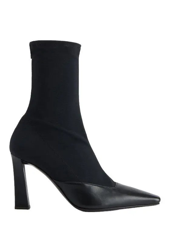GIUSEPPE ZANOTTI Janie Tights 90 Booties - Black