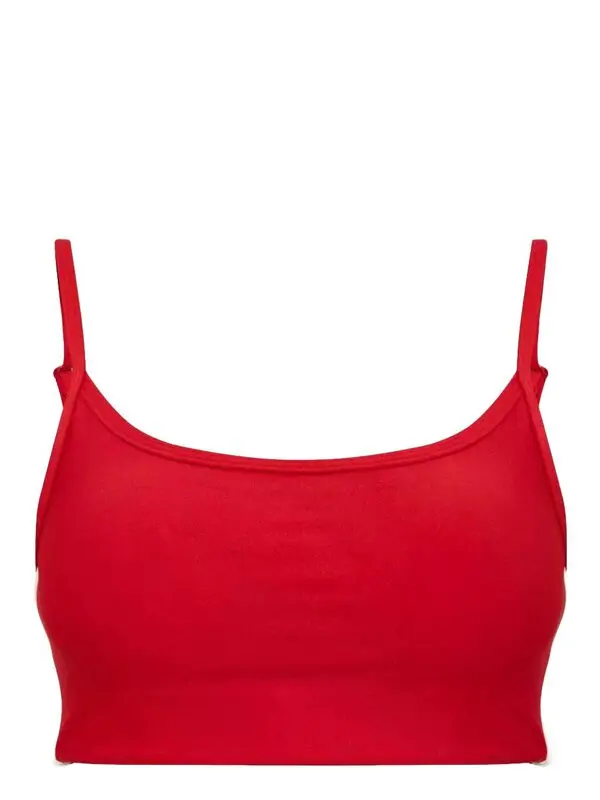 The Upside Printed Detail Top - Red