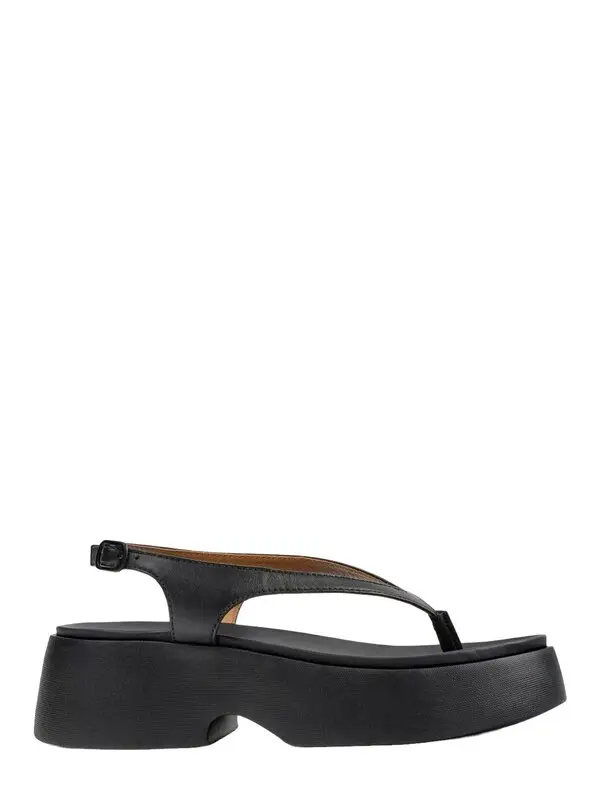 Camper Tasha Buckle-fastening Platform Sandals - Black