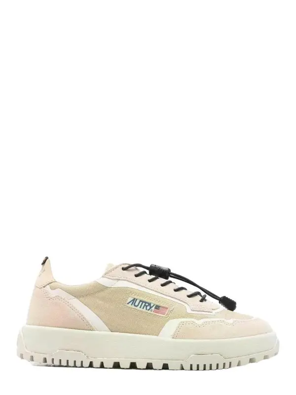 AUTRY Wildpace Logo-detail Sneakers - Neutrals