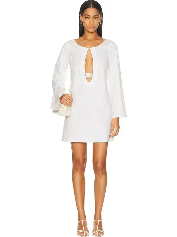 MARLIES GRACE Ocean Mini Dress - White