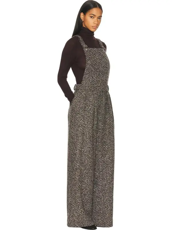MIMCHIK Kiki Tailored Overall - Brown Melange