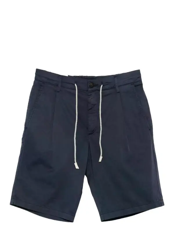 Eleventy Drawstring-waistband Bermuda Shorts - Blue