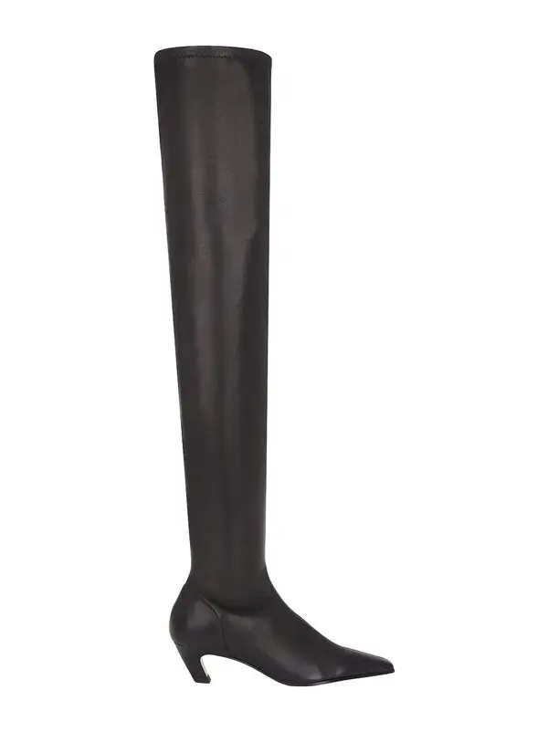 Khaite Arizona Over The Knee Boot - Black