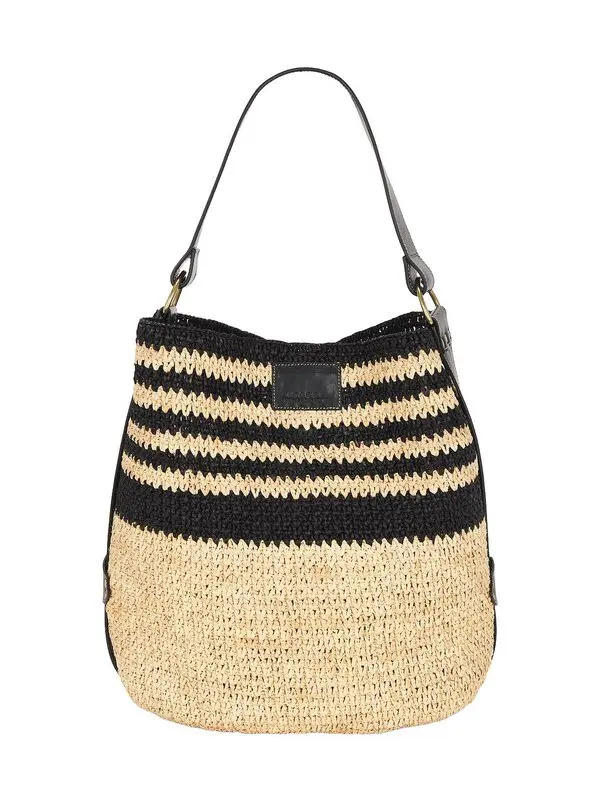 Isabel Marant Bayia Bag - Black & Natural