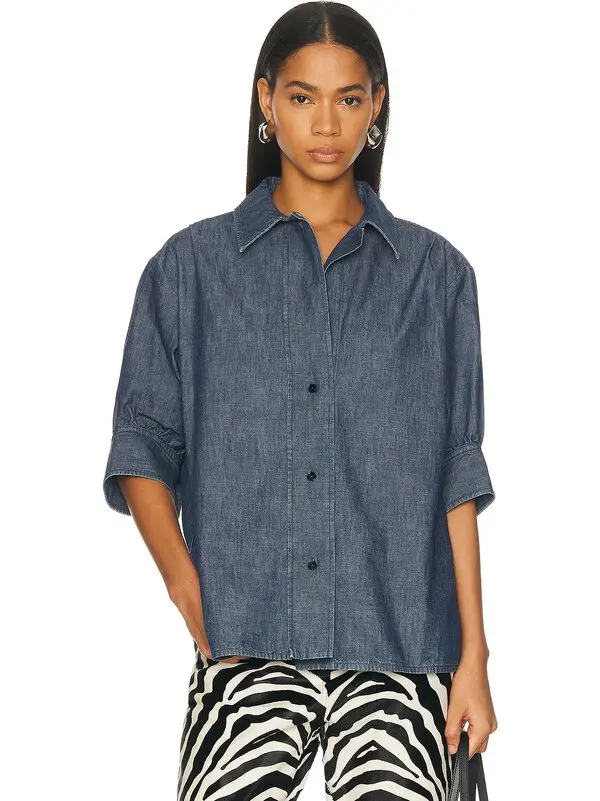 JIL SANDER Denim Top - Indigo