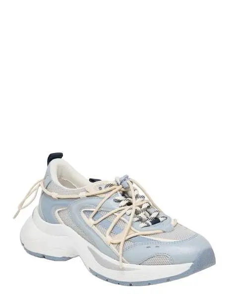 Dolce Vita Selmar Lace-up Sneakers - Blue Mulighti Leather