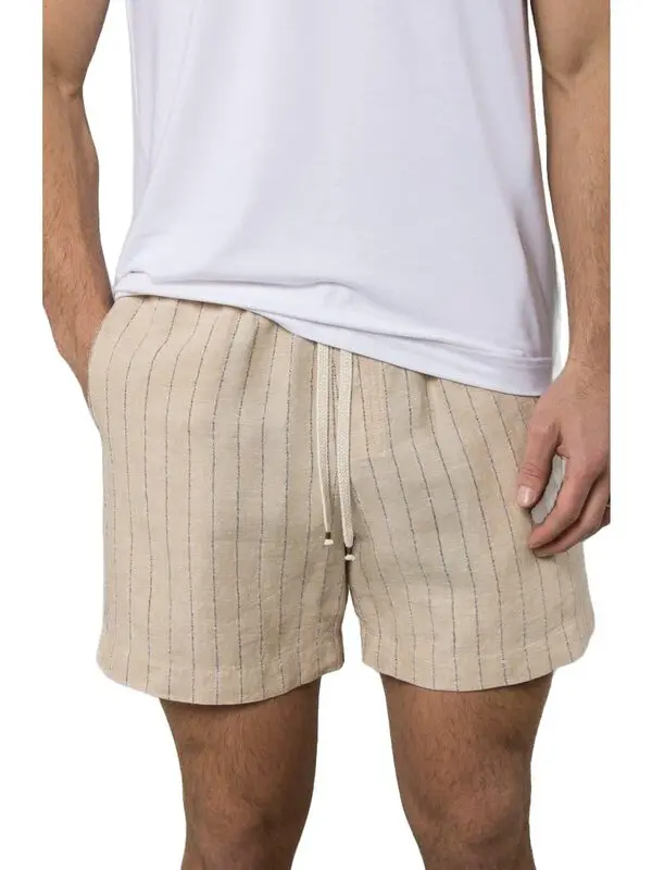LEISURE LAB Linen Drift Short - Sand