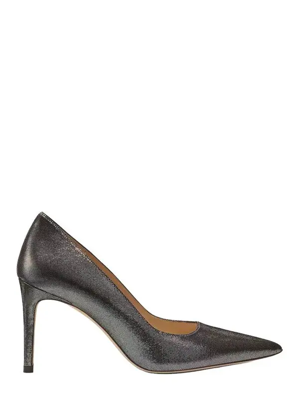 STUART WEITZMAN Power Pointed Pump - Silver