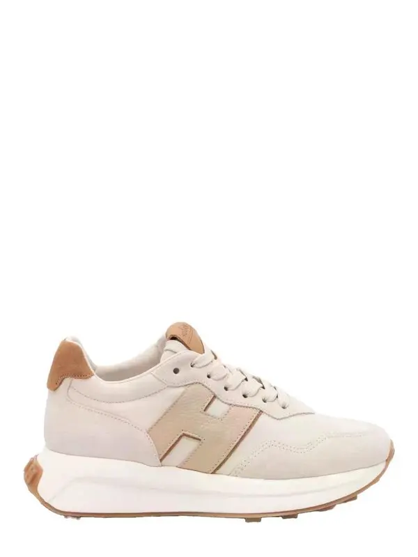 Hogan H641 Logo-detail Sneakers - Neutrals