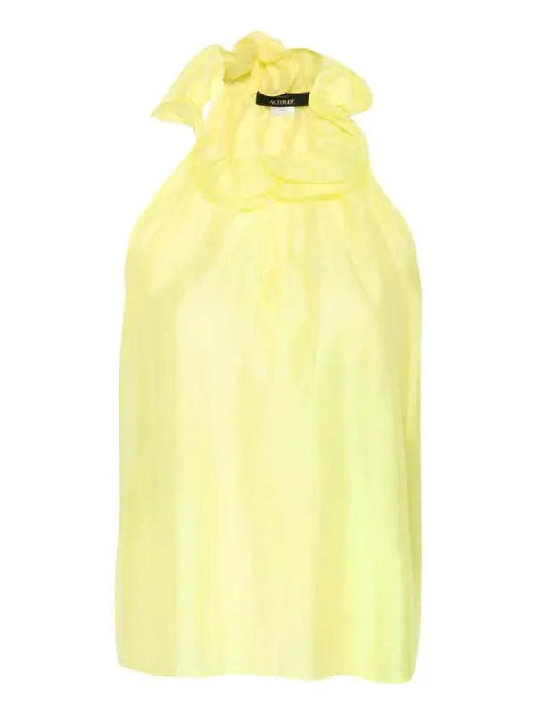 TWINSET Halter Top - Yellow