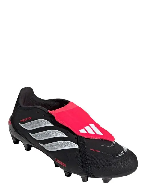 Adidas Predator League Fold-over Tongue Artificial Ground Soccer Cleats - Core Black / Cloud White / Lucid Red