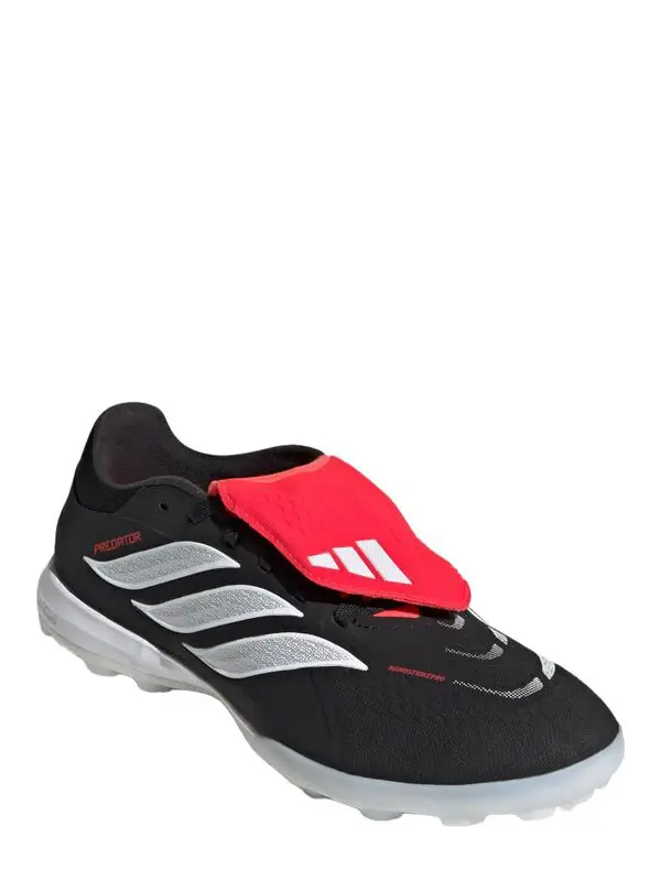 Adidas Predator Pro Fold-over Tongue Turf Soccer Shoes - Core Black / Cloud White / Lucid Red