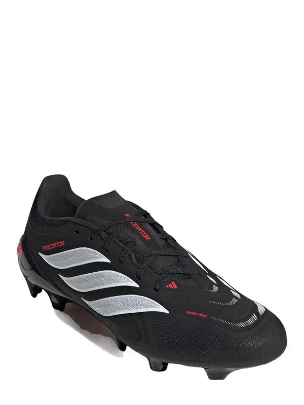 Adidas Predator League Firm Ground Soccer Cleats - Core Black / Cloud White / Lucid Red