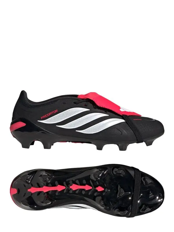 Adidas Predator League Firm Ground Football Boots - Core Black / Cloud White / Lucid Red