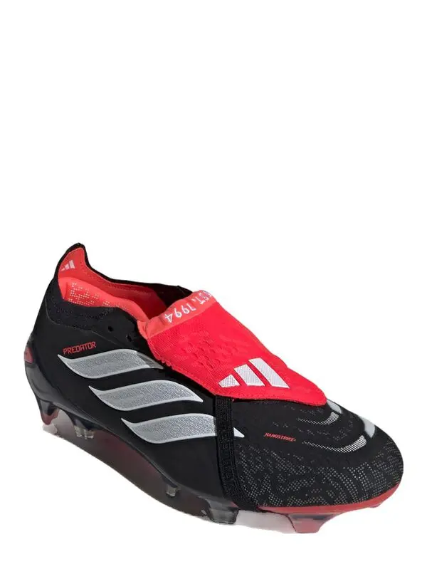 Adidas Predator Elite Firm Ground Soccer Cleats - Core Black / Cloud White / Lucid Red