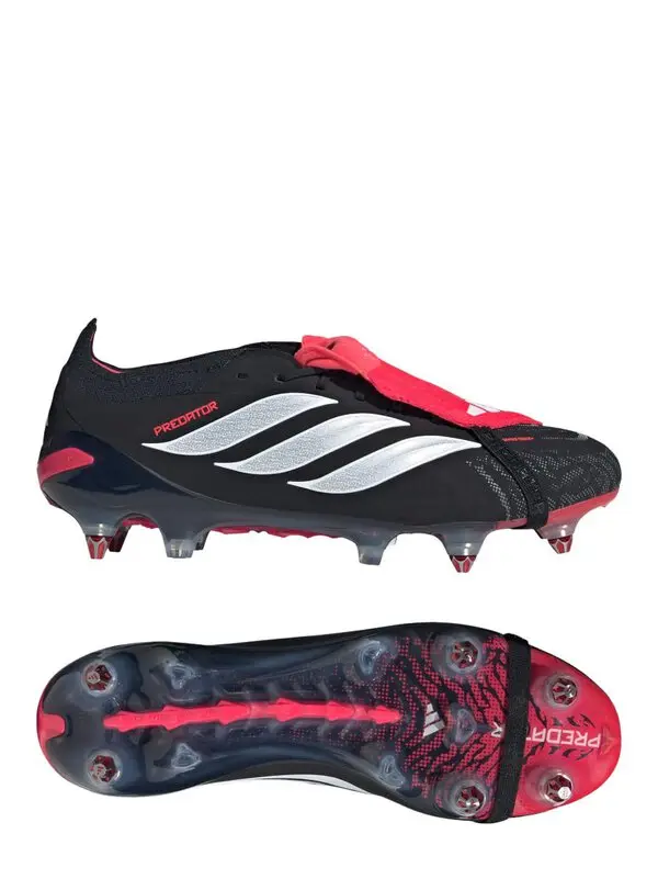 Adidas Predator Elite Soft Ground Football Boots - Core Black / Cloud White / Lucid Red