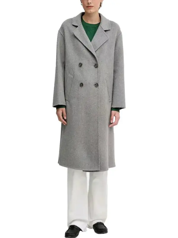 GAUDI Double-breasted Coat - Grey