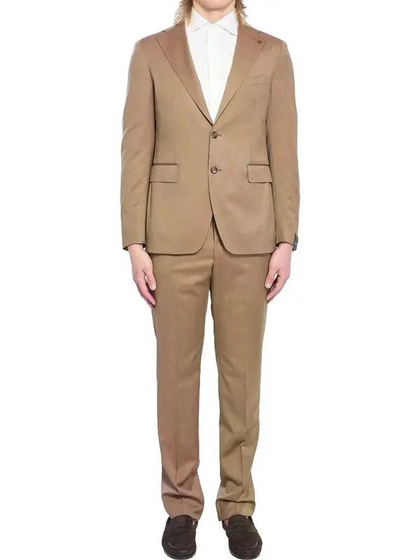 Tagliatore Single-breasted Suit - Brown