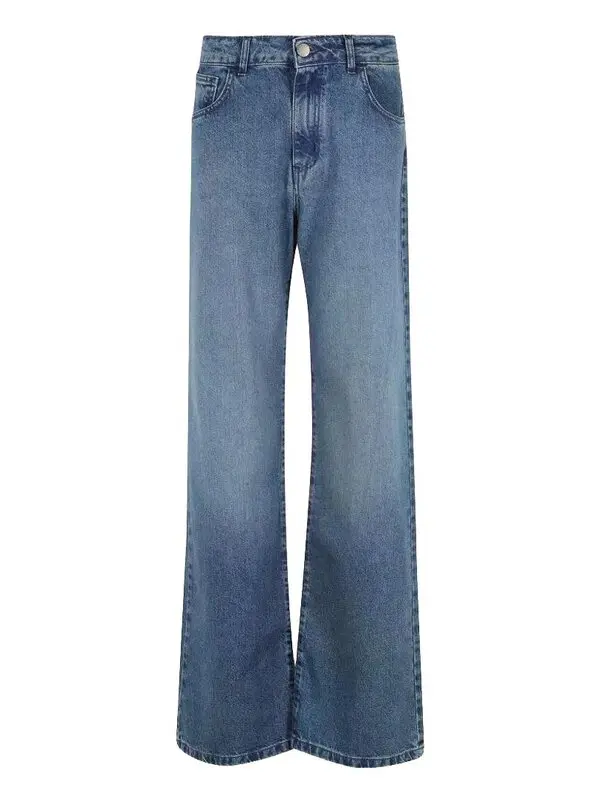 Federica Tosi Five-pocket Buttoned Jeans - Blue