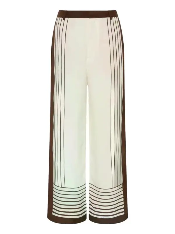 Sir The Label Striped-detail Trousers - Neutrals