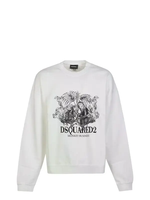 Dsquared2 Graphic-print Sweatshirt - White