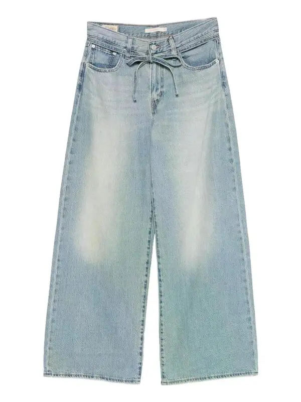 LEVI'S Wide Leg Jeans With Tie Waist - Blue