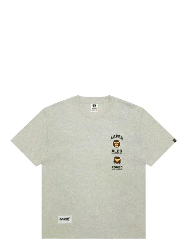 AAPE BY *A BATHING APE® Printed T-shirt - Grey