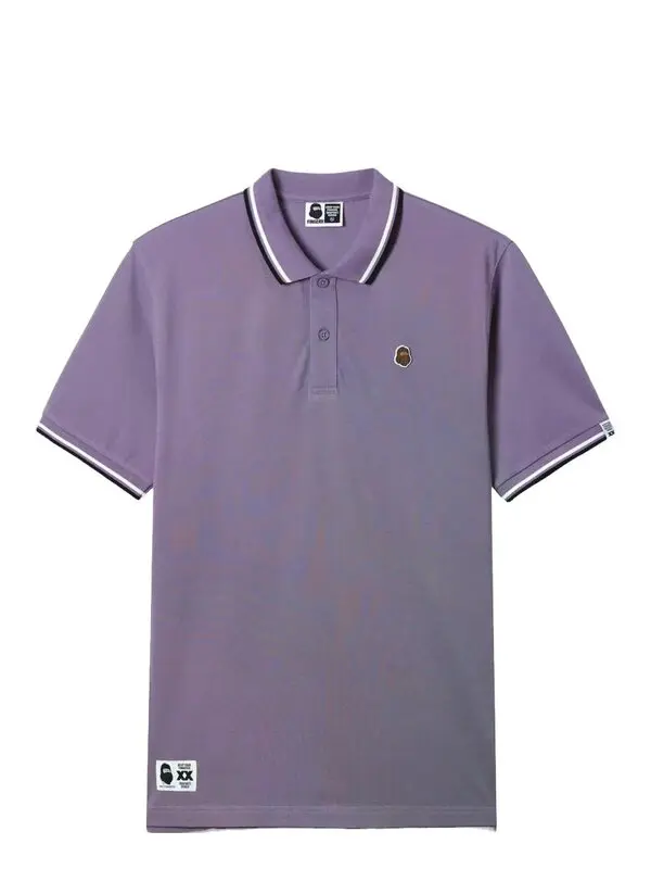 FINGERCROXX Logo-appliqué Polo Shirt - Purple