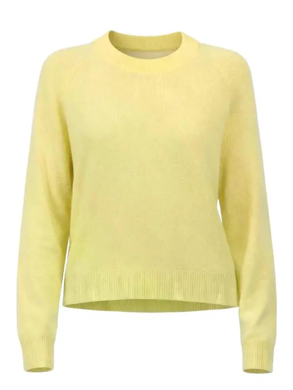 ALLUDE Raglan Sleeve Sweater - Yellow