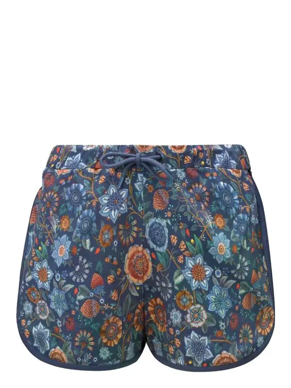 PIP STUDIO Bali Floral Printed Shorts - Blue