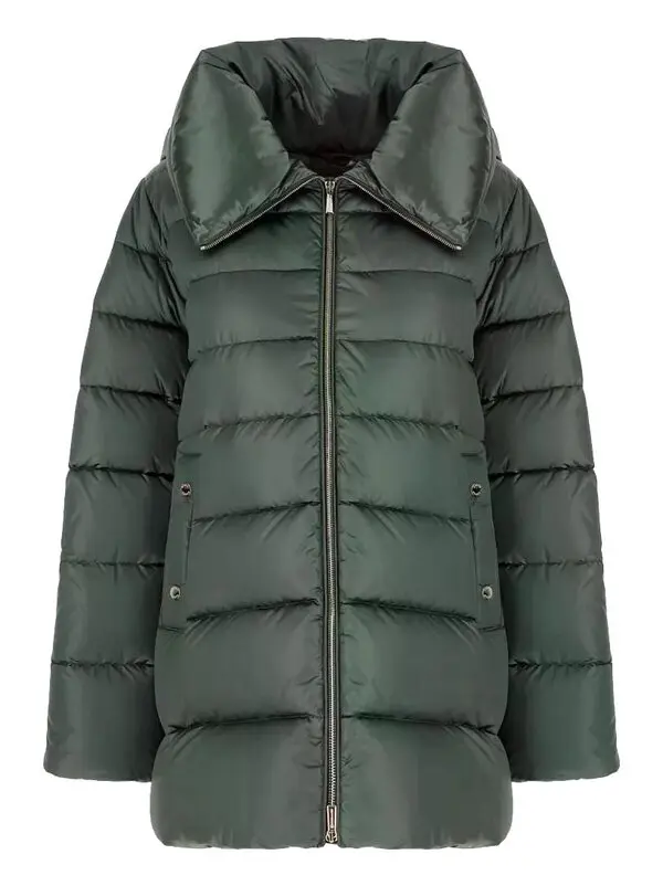 MOORER Padded Hooded Jacket - Green
