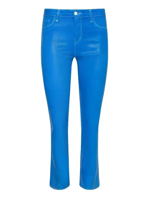 L'Agence Tati High-rise Crop Jeans - Blue