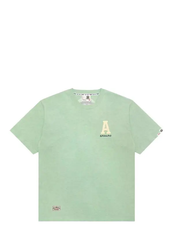 AAPE BY *A BATHING APE® Embroidered-detail T-shirt - Green