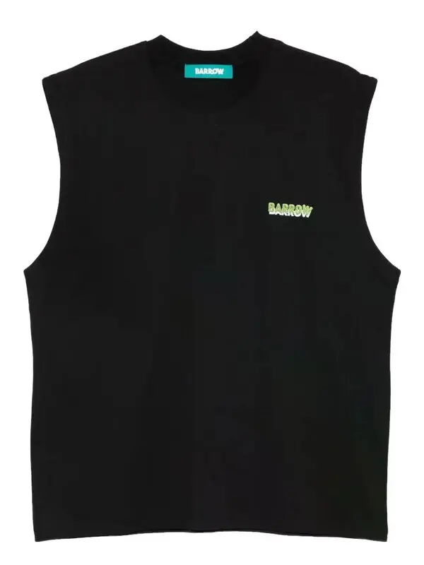 BARROW Logo-print Tank Top - Black