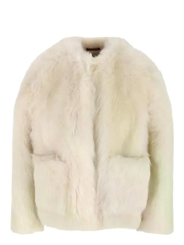 Gucci Shearling Jacket - Neutrals